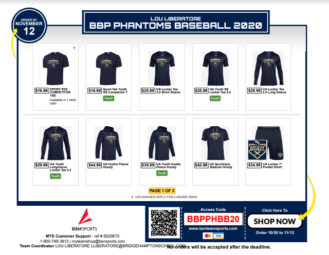 BBP Jr Phantoms Baseball - (Bayport, NY) - powered by LeagueLineup.com