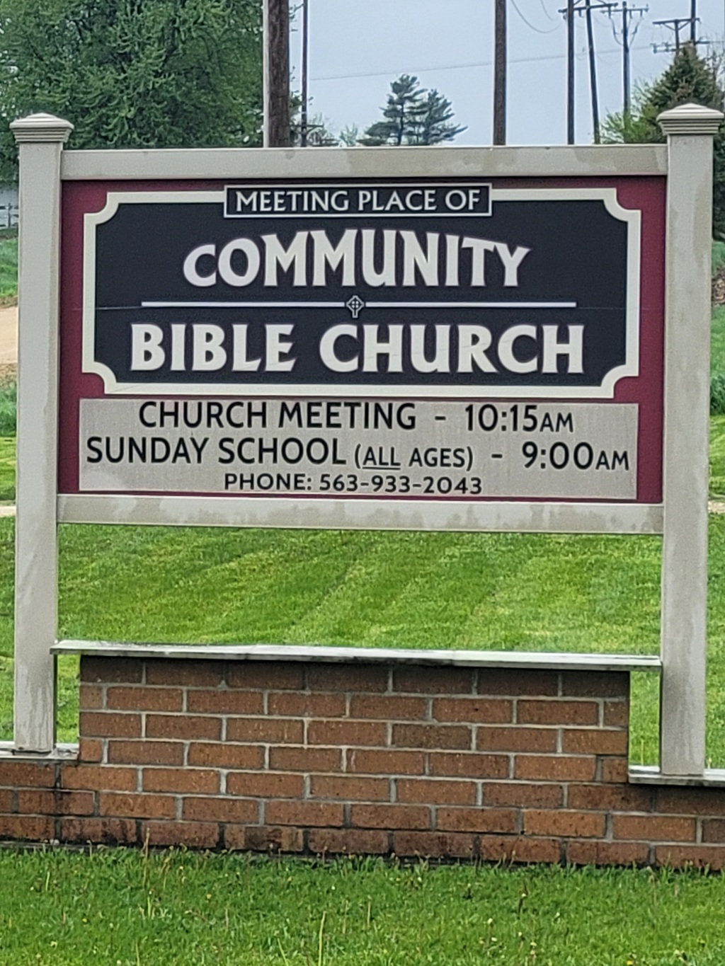 Community Bible Church - Strawberry Point Iowa
