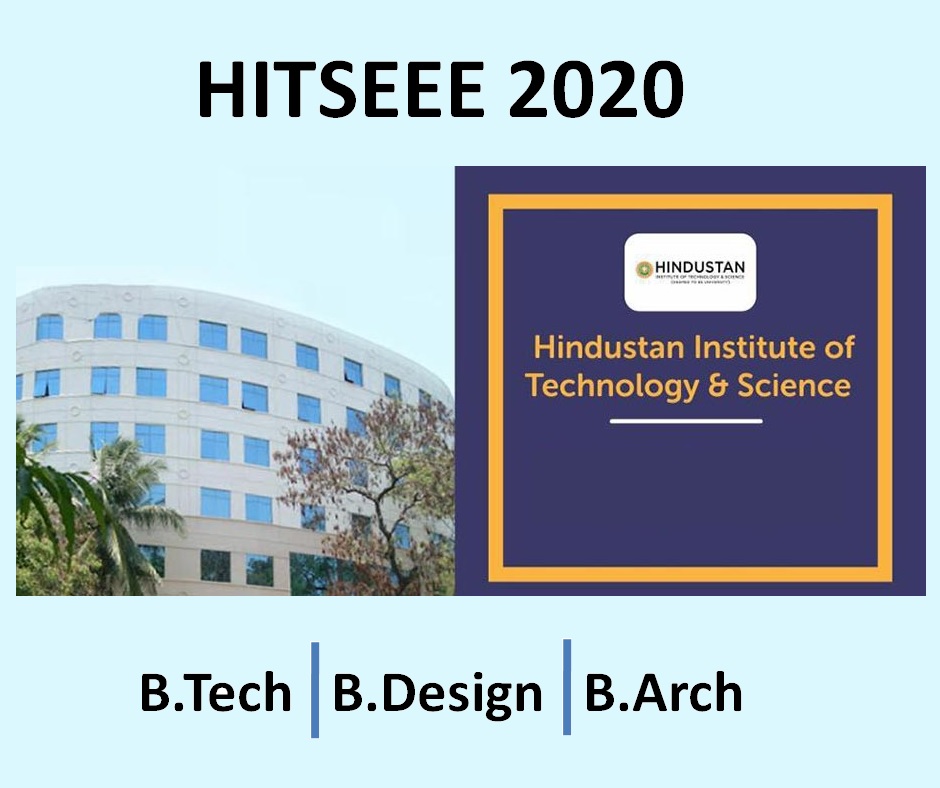 HITSEEE 2020 Registrations Started for B.Tech, B.Design, B.Arch Admissions