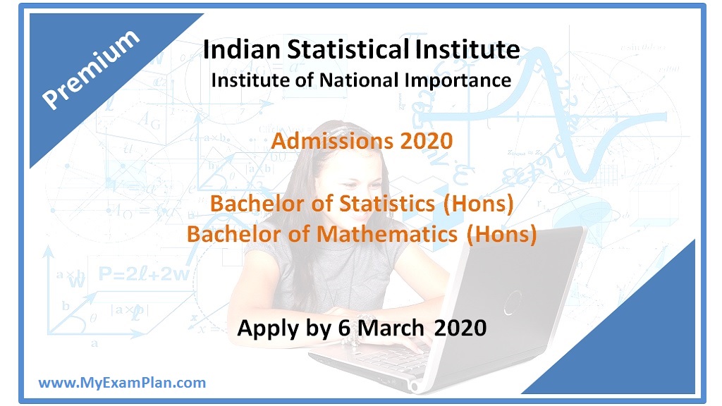 Bachelor in Maths / Stats in Indian Statistical Institute, Apply by 6 ...