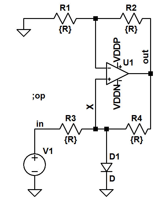 Solved For the circuit shown, derive an equation for Vout | Chegg.com