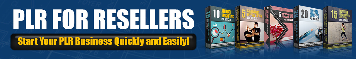 Reseller PLR – Selling PLR Has Never Been Easier!