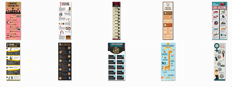 10 Prepper Infographics – Reseller PLR