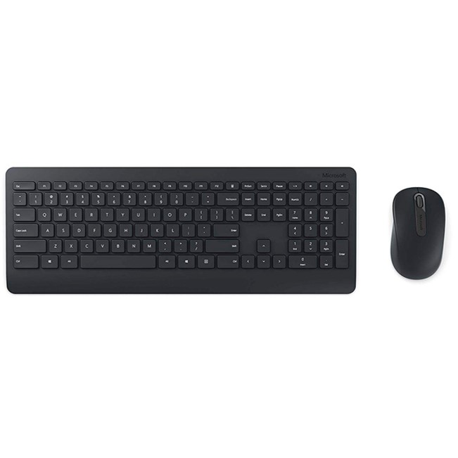 Kit Teclado y Mouse Microsoft Desktop 900, Inalámbrico, USB, negro