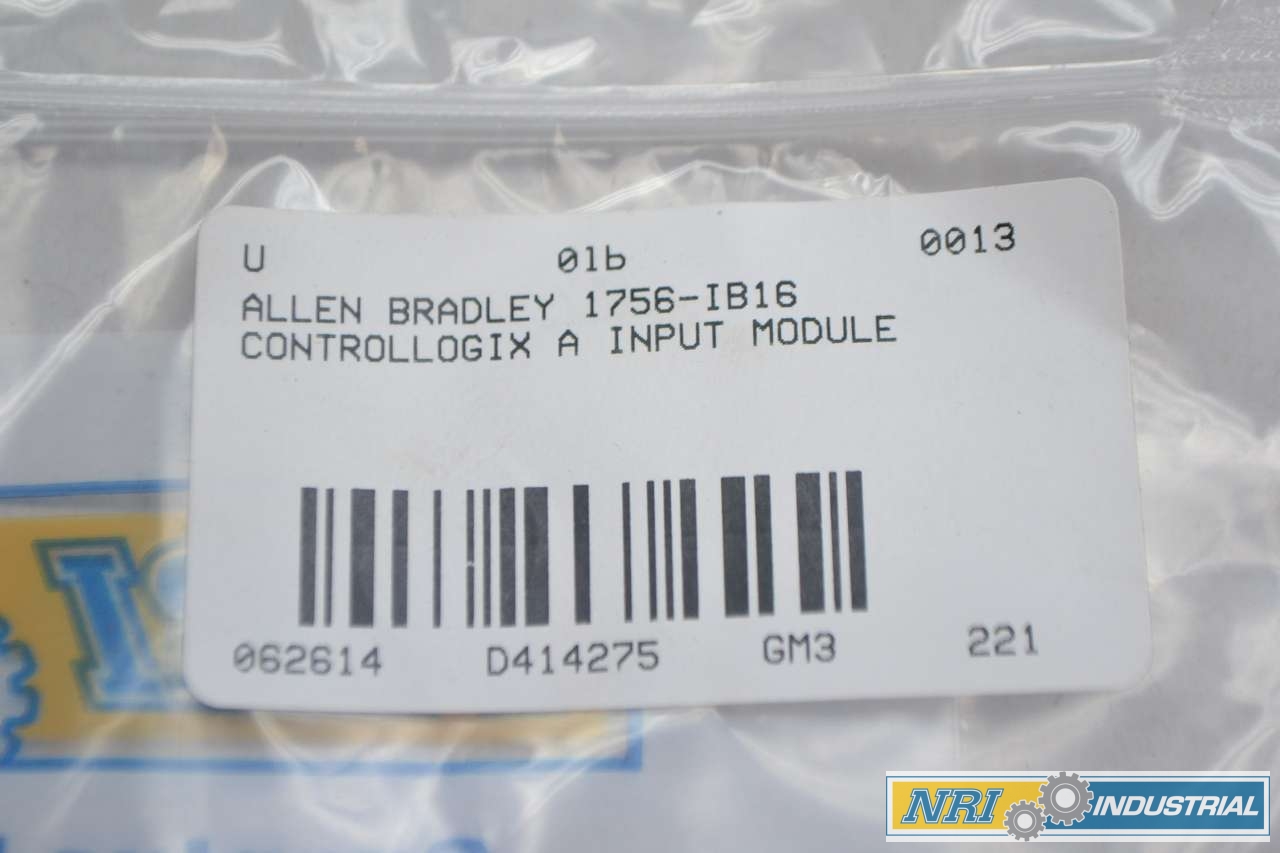 Allen Bradley 1756-IB16 Controllogix Input Module Ser A 619775248311 | eBay