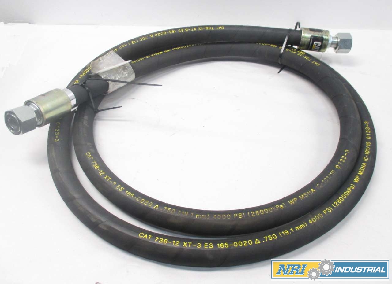 Caterpillar 736-6 XT-3 ES 165-0016 62 In 3/8in 4000psi, 49% OFF
