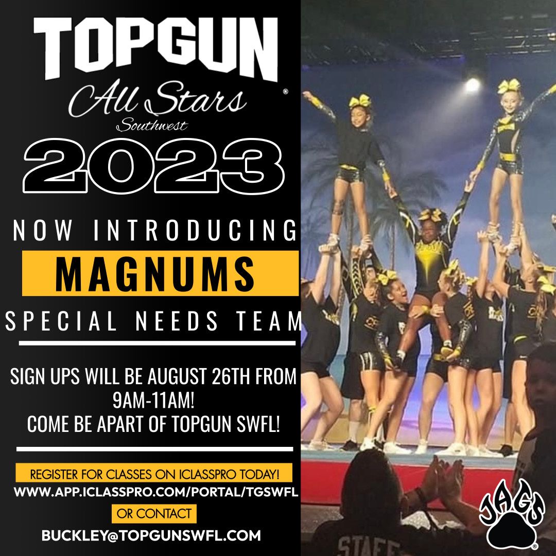 New Top Gun Cheer Uniforms