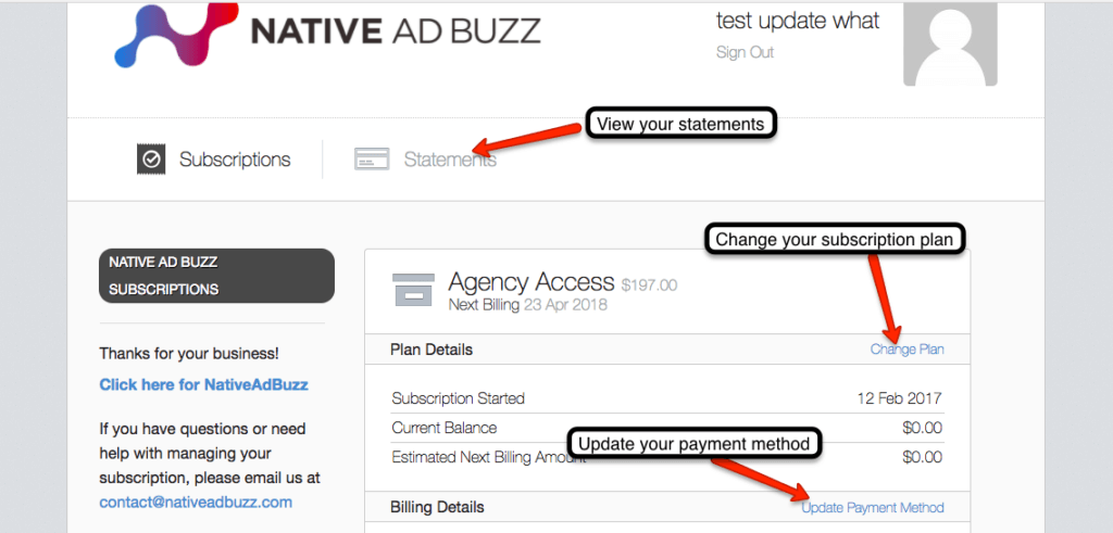 Knowledgebase - NativeAdBuzz