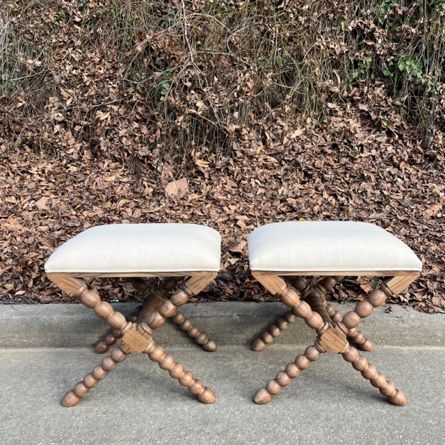 Cross Stool - Nadeau Atlanta
