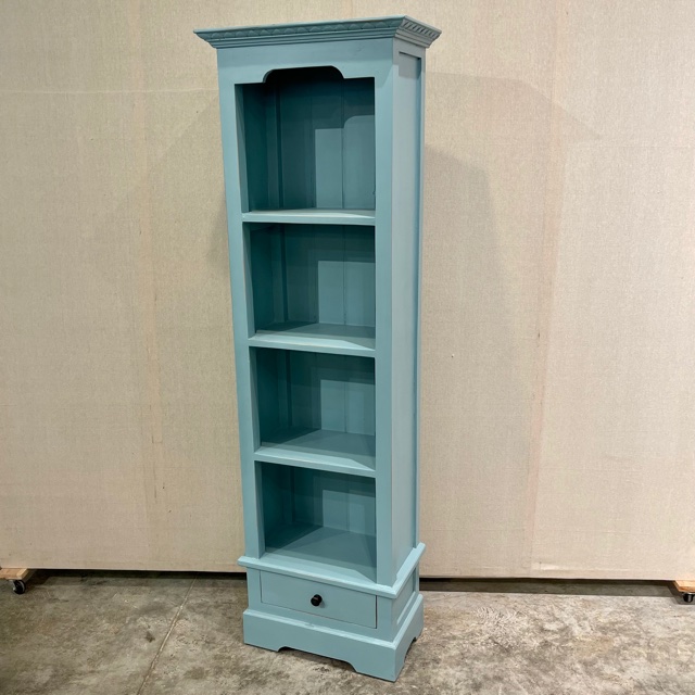 Narrow Bookcase with One Drawer - Nadeau Charleston