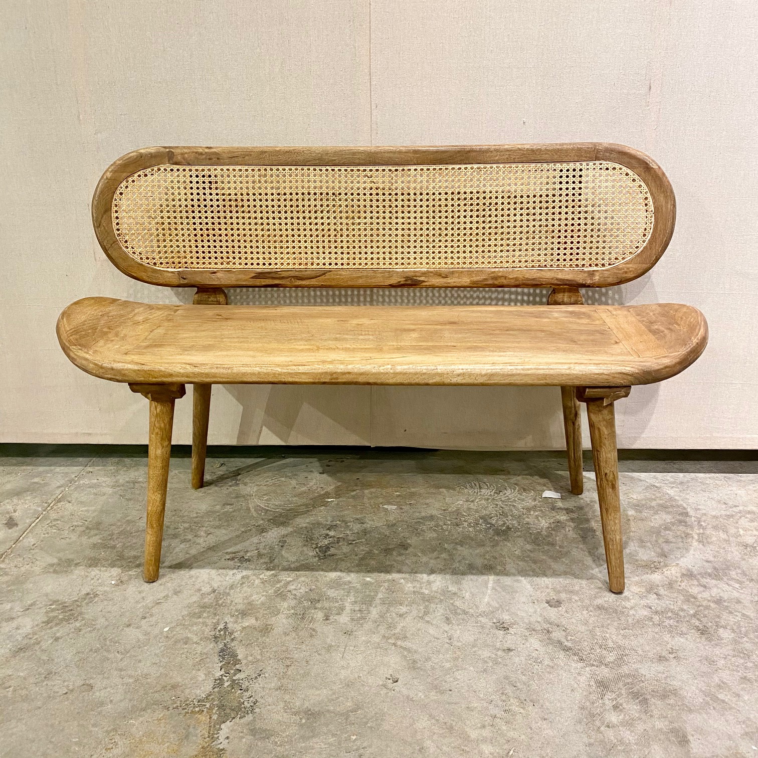 Palopo Cane Back Bench - Nadeau Charleston