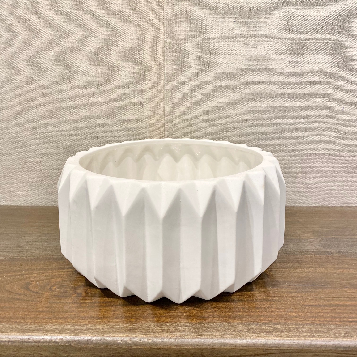 Fluted Flower Pot - Nadeau Charleston