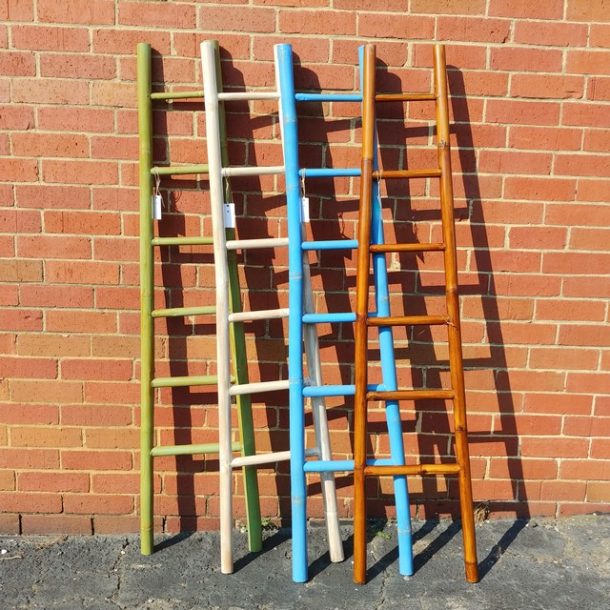 Bamboo Ladder For Display - Nadeau Charlotte