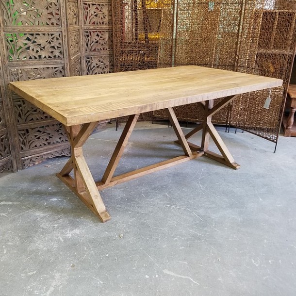 Cross Leg Dining Table - Nadeau Charlotte