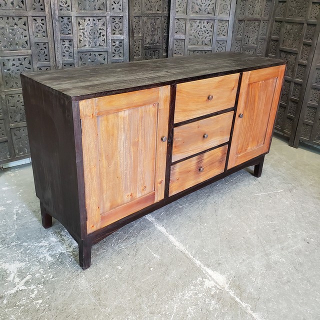 Retro Two Door Buffet With Three Drawers - Nadeau Charlotte