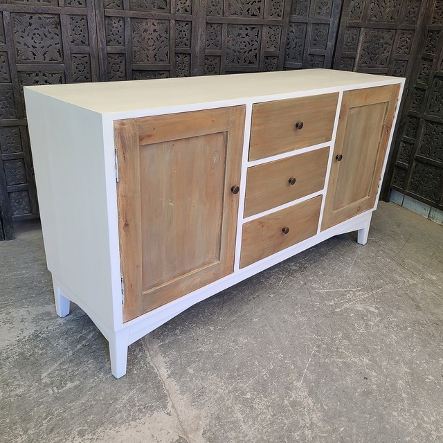 Retro Two Door Buffet With Three Drawers - Nadeau Charlotte