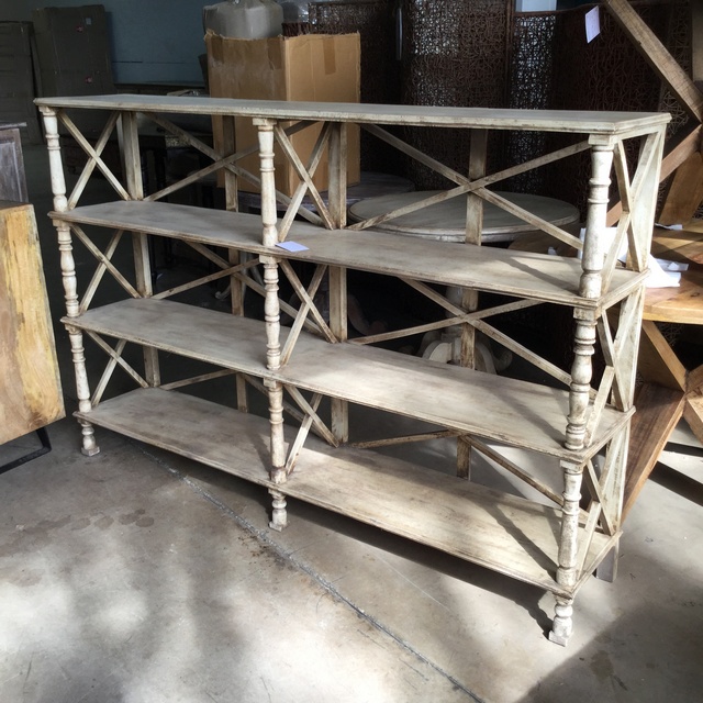 Low Open Back Bookcase - Nadeau Minneapolis