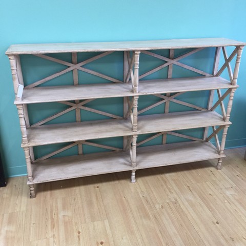 Low Open Back Bookcase - Nadeau Minneapolis