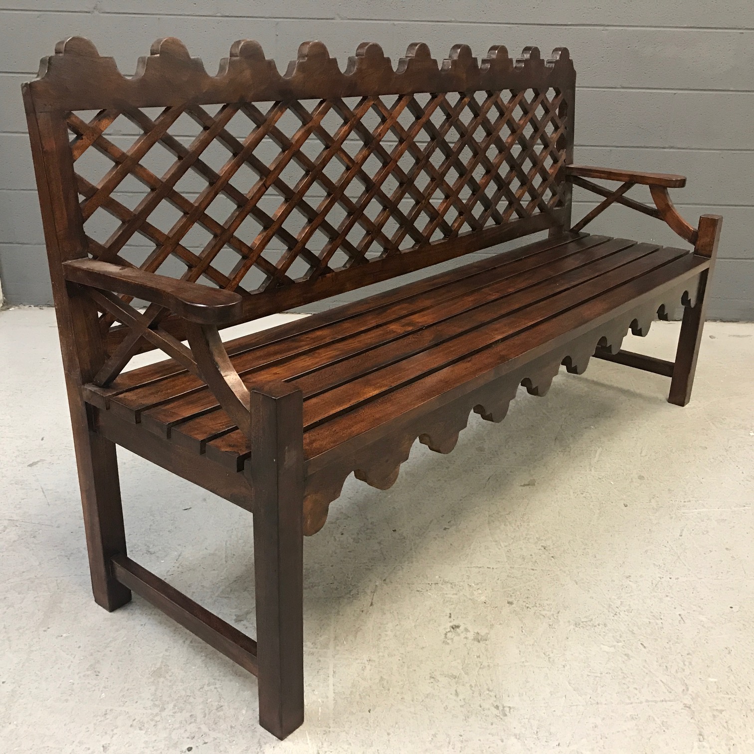 Carved Bench - Nadeau Nashville