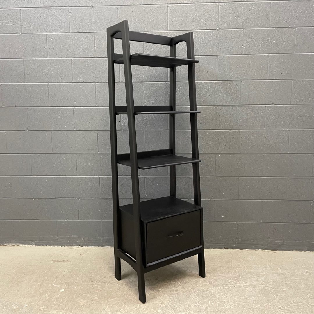 Narrow Angled Bookcase - Nadeau Nashville