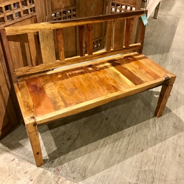 Teak Wood Bench - Nadeau Raleigh