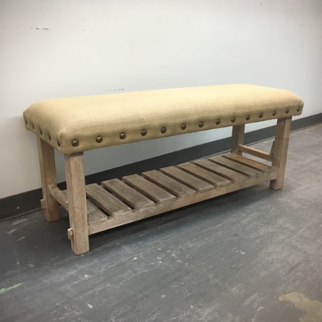 Burlap Bench - Nadeau Birmingham