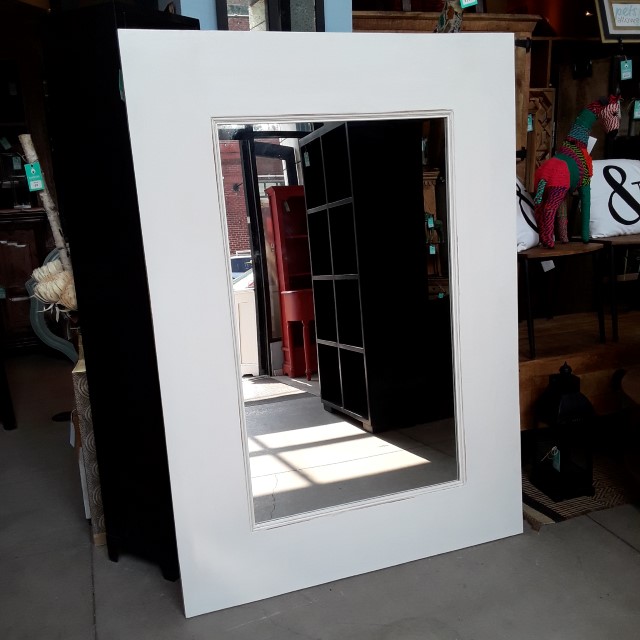 Large Mirror With Flat Frame - Nadeau Birmingham