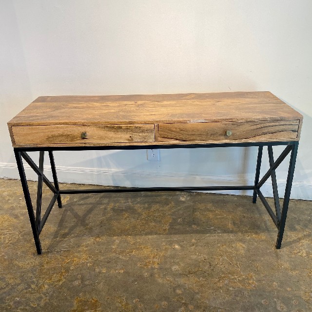 Industrial Desk with Two Drawers - Nadeau Austin