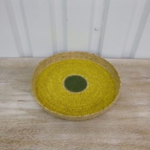 Surfside Natural & Yellow Tray - Nadeau Tampa