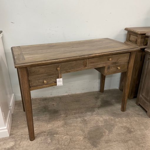 Five Drawer Round Leg Desk - Nadeau Miami