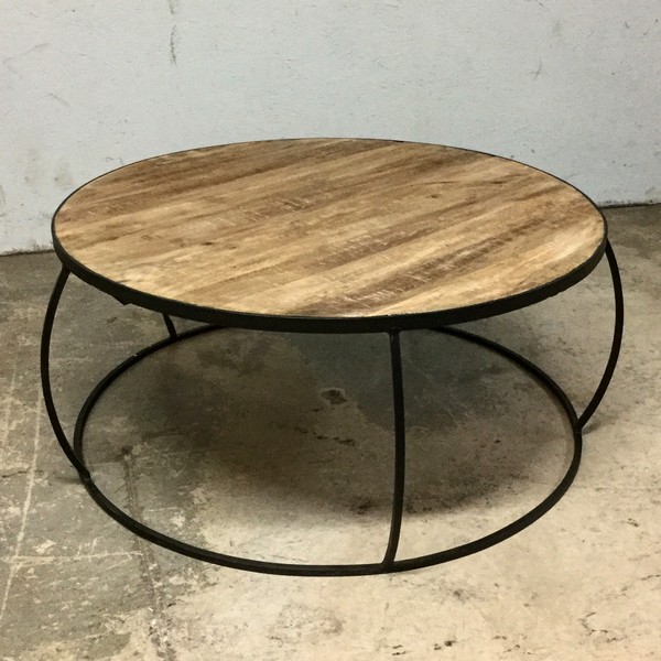 ROUND IRON TABLE SMALL - Nadeau Miami