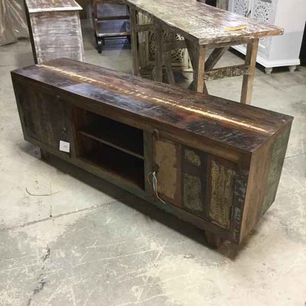 Reclaimed Wood Tv Stand - Nadeau Miami