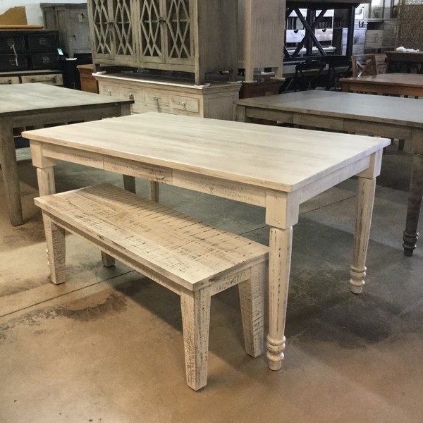 Dining Table with Single Drawer - Nadeau Miami