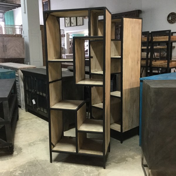 Iron & Wood Rack - Nadeau Miami