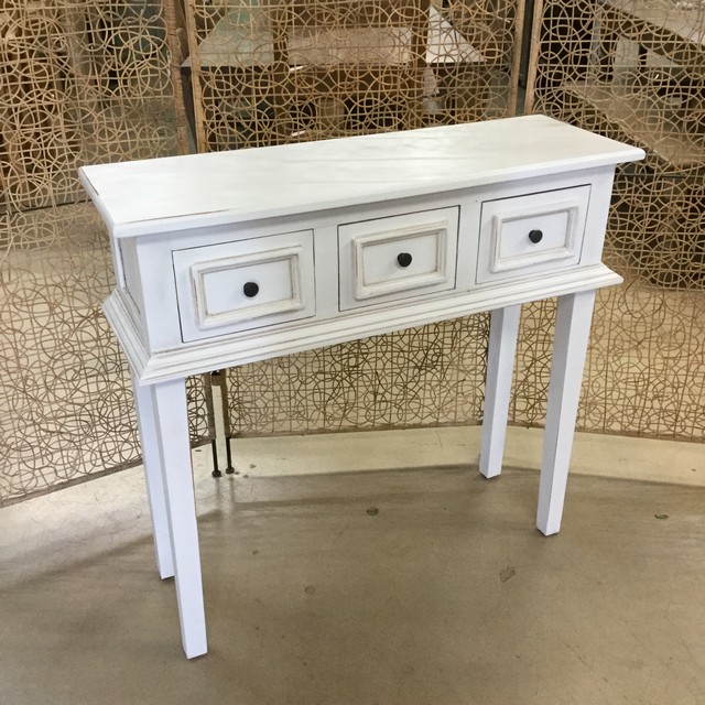 Three Drawer Console Table - Nadeau Miami