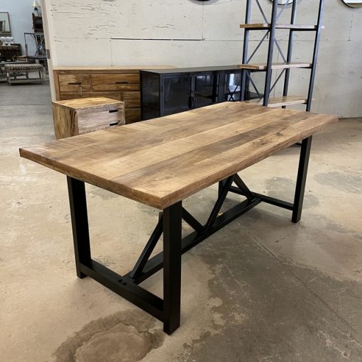 Five Drawer Round Leg Desk - Nadeau Miami