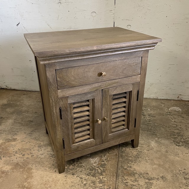 Shutter Bedside Table - Nadeau Miami