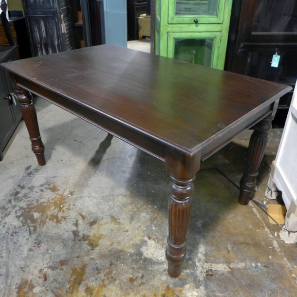 Dining Table with Fluted Legs - Nadeau Chicago