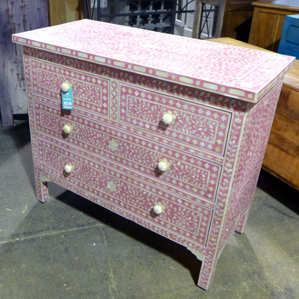 Bone Inlay Dresser - Nadeau Chicago