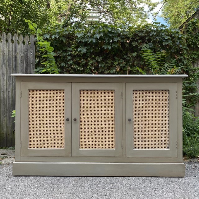 Rattan Door Buffet - Nadeau Chicago