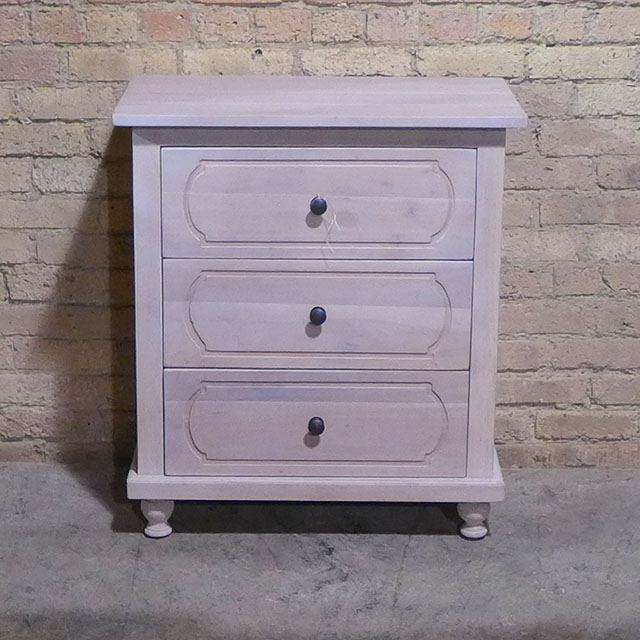Three Drawer Side Table - Nadeau Chicago