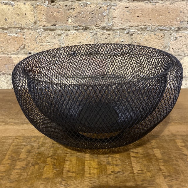 Large Black Mesh Bowl - Nadeau Chicago