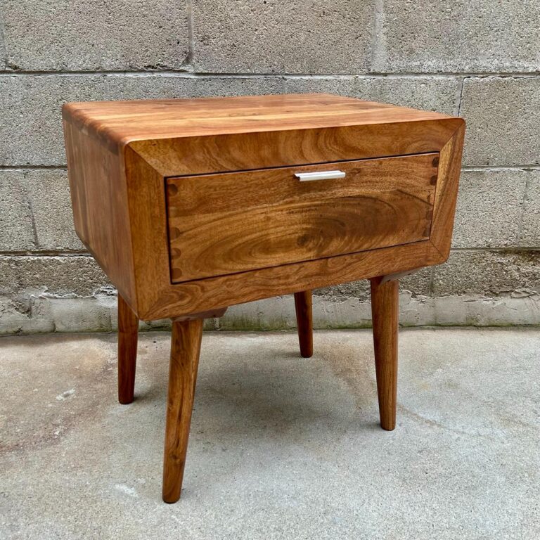 Gothic Night Stand with Glass Door - Nadeau Chicago