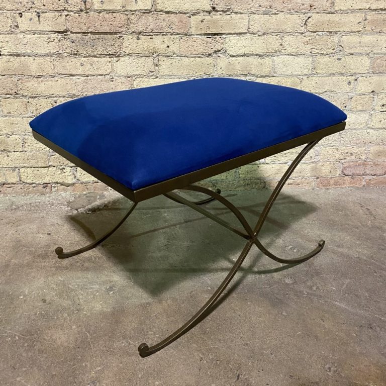 Salatiga Cross Leg Stool - Nadeau Chicago