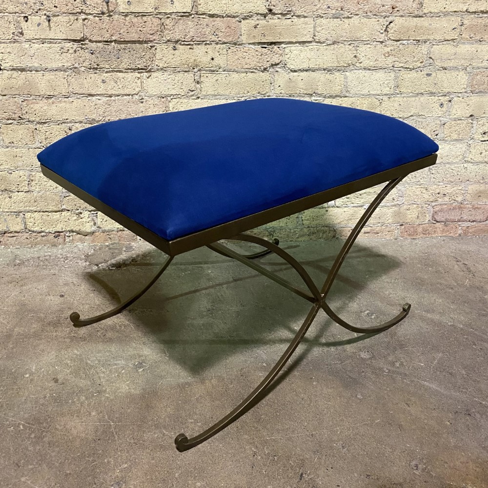 Salatiga Cross Leg Stool - Nadeau Chicago
