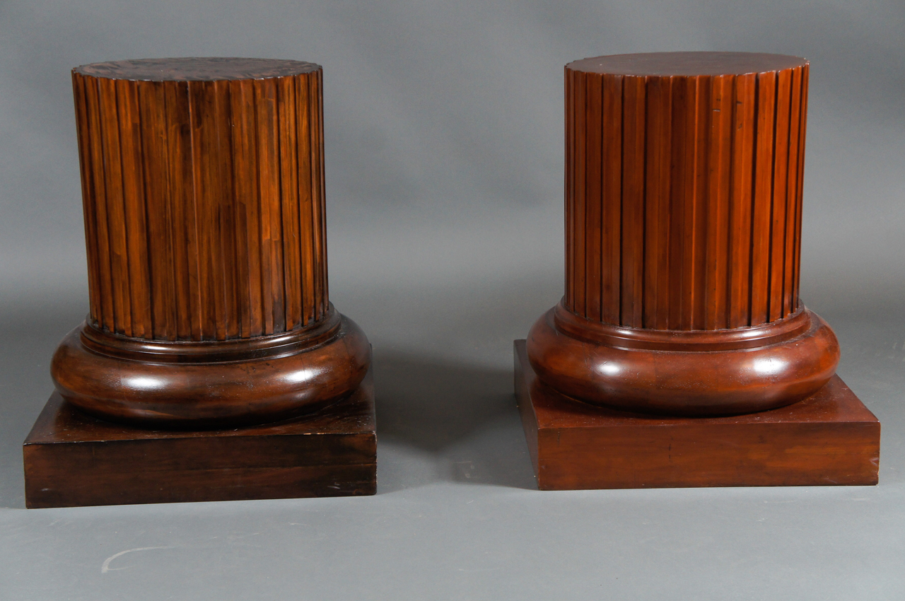 Large Column Bases - Naga Antiques