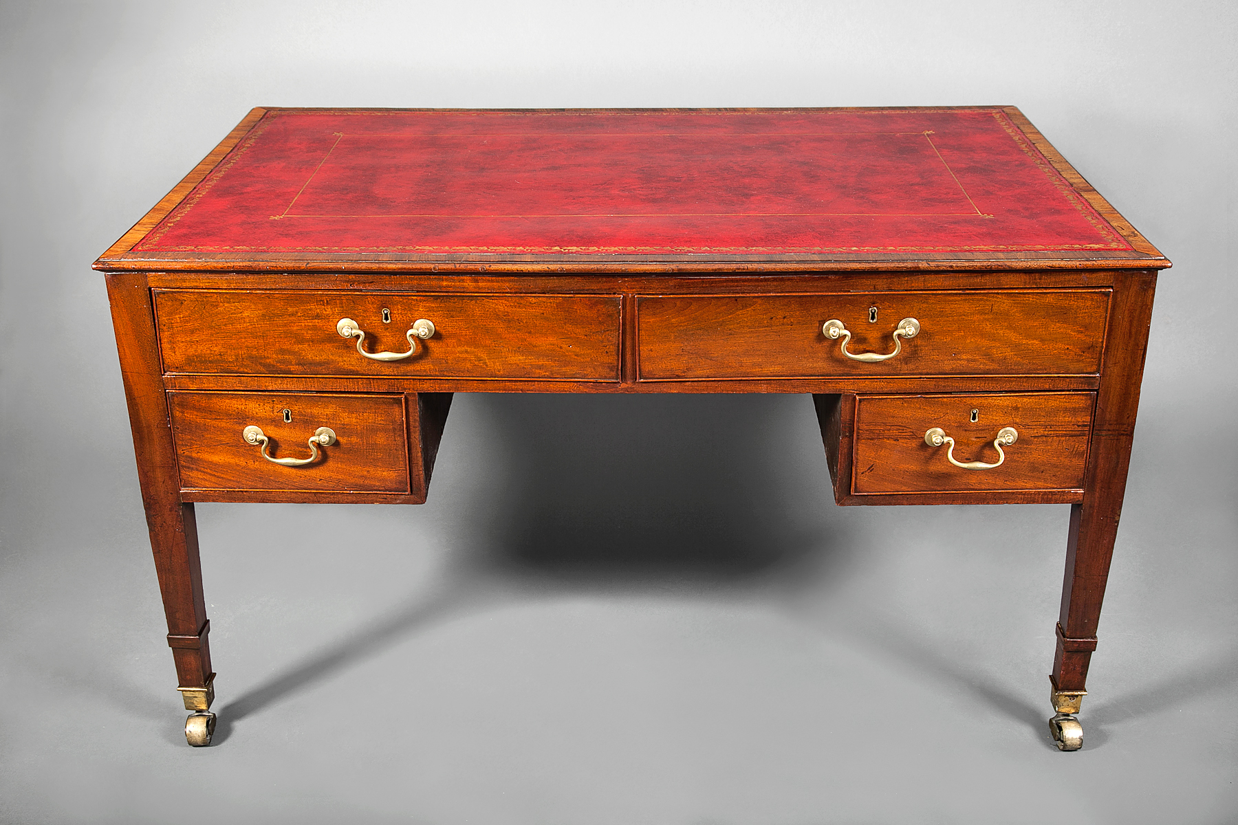 George III Partners Desk - Naga Antiques
