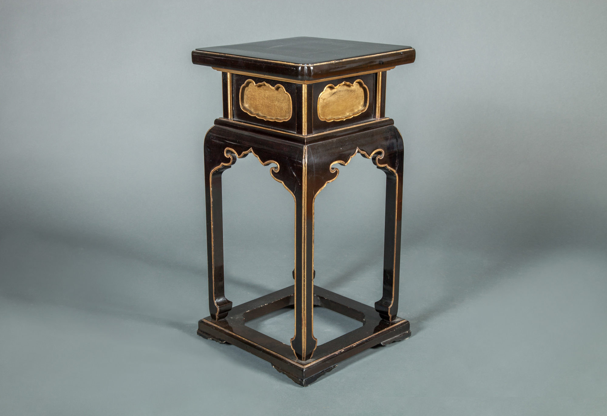 Japanese Black and Gold Temple Table - Naga Antiques