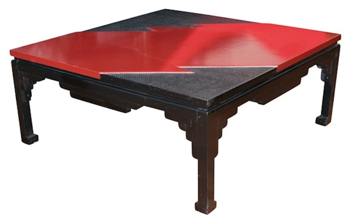 Japanese Lacquer Cocktail Table - Naga Antiques