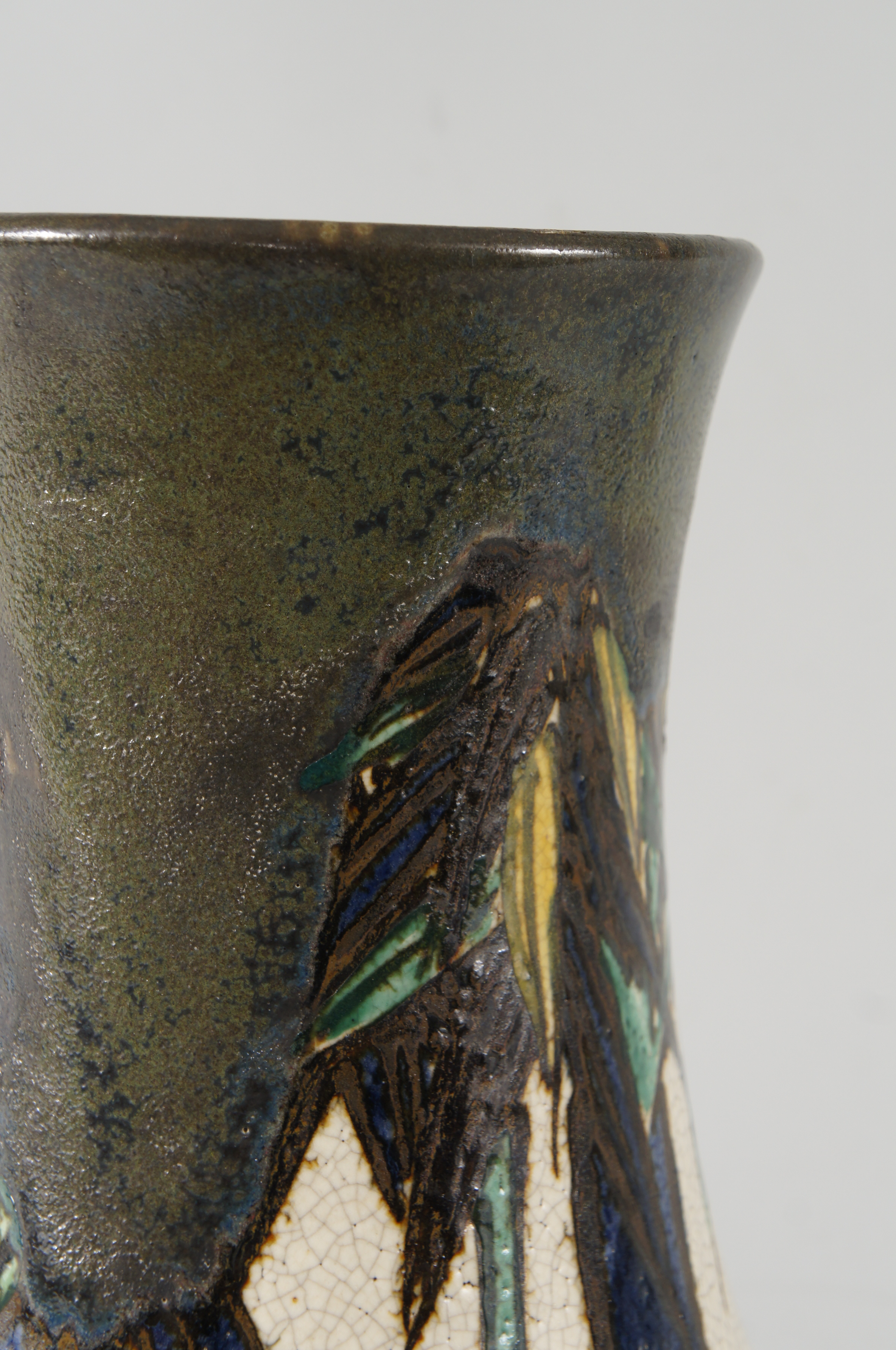 Japanese Pottery Vase - Naga Antiques